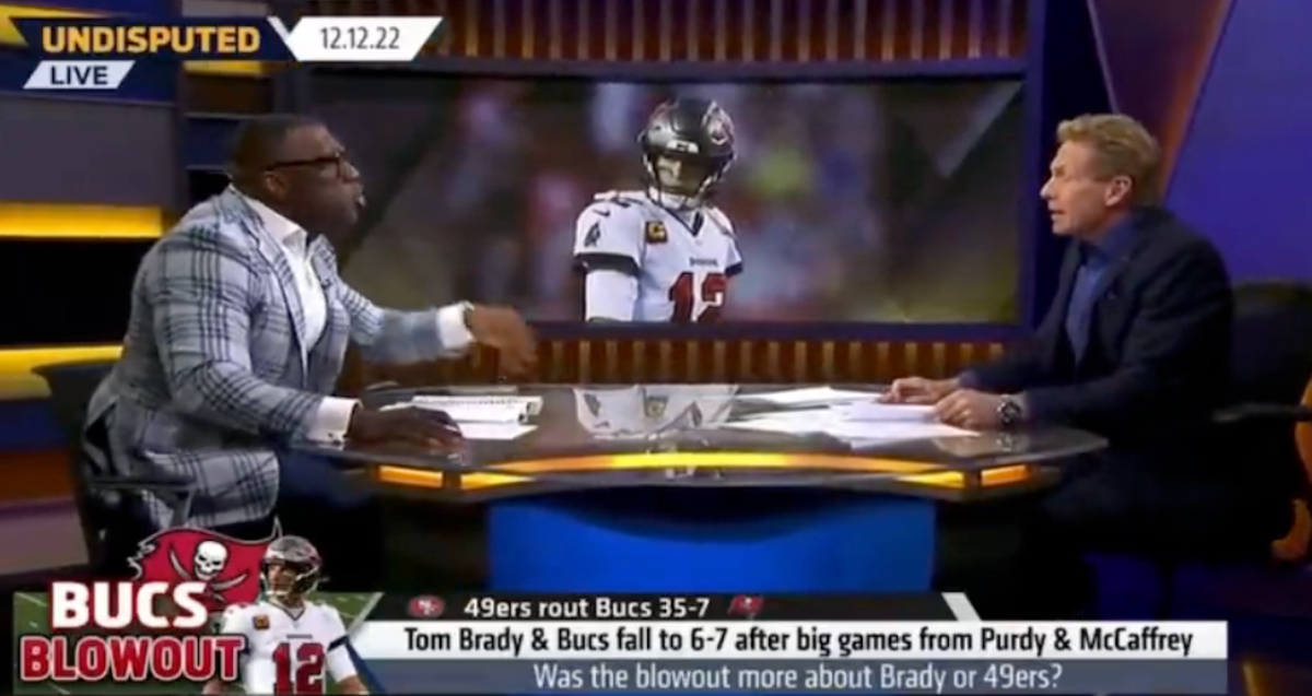 Skip Bayless, Shannon Sharpe Get Into Screaming Match Over Tom Brady | OutKick