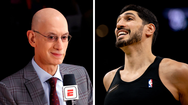 Commissioner Adam Silver Says Enes Kanter Freedom Hasn't Been ...