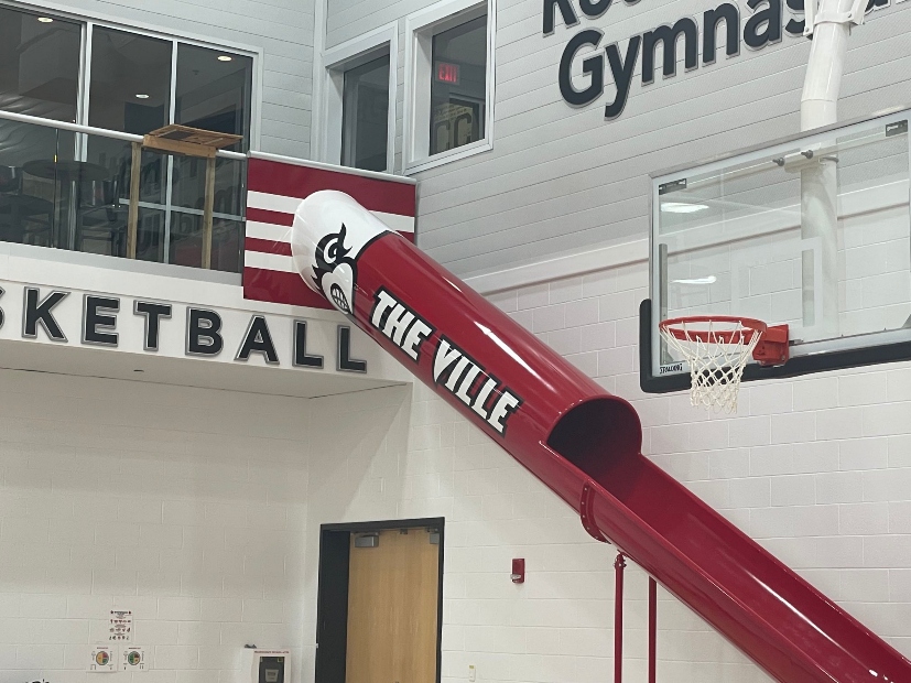 Louisville Women's Coach Installs Slide From His Office To Basketball ...