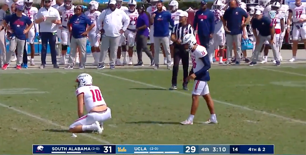 South Alabama Chokes Away Upset Win With Abysmal Fake Field Goal | OutKick