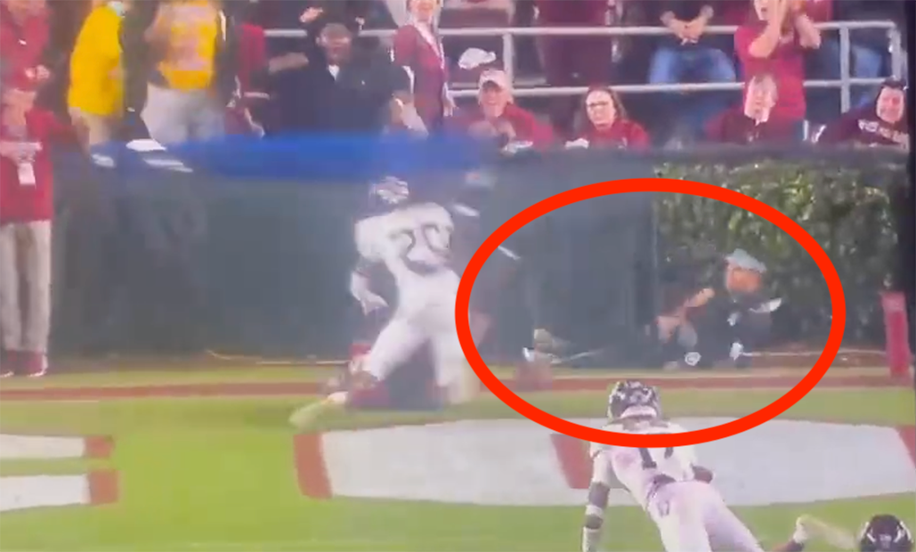 South Carolina Cameraman Caught Taking Tumble Shares Epic Fail Result ...