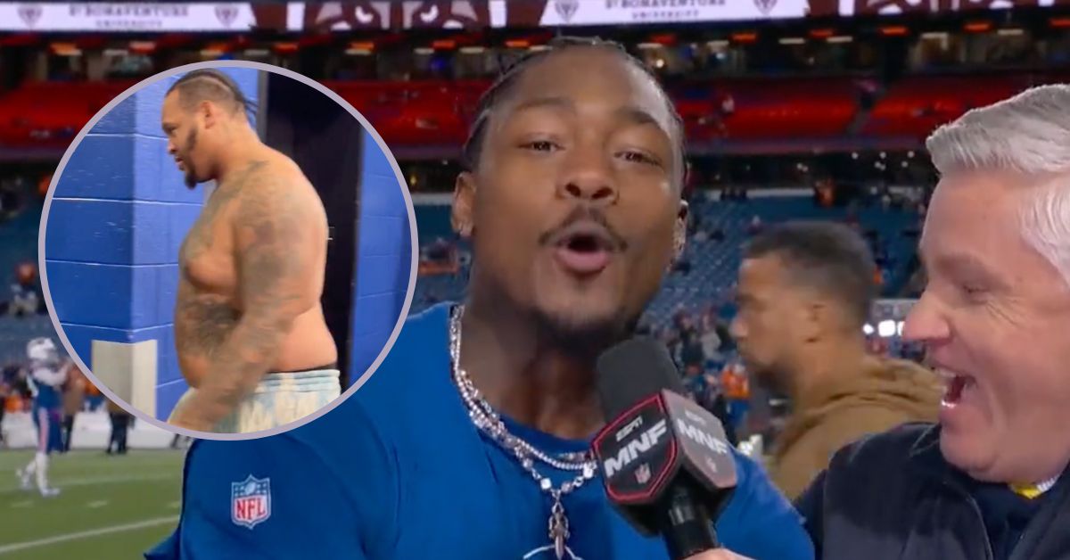 Stefon Diggs Tests Spanish Skills, Bills OT Dion Dawkins Shows Off ...