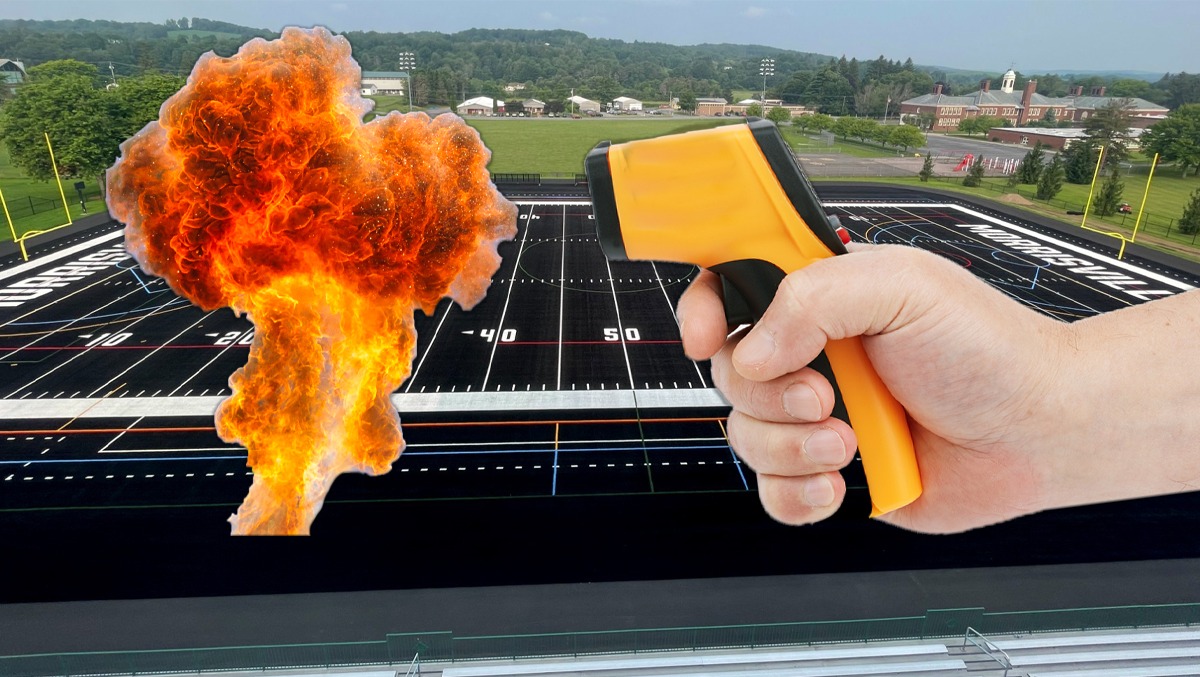 College Football Players Disprove Haters Of Bizarre New All-Black Turf ...