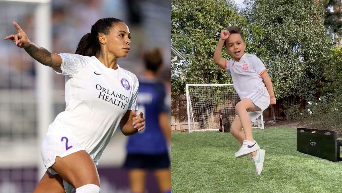 Sydney Leroux's Son Hits Ronaldo's 'Siu' After Filthy Chip Scores On ...