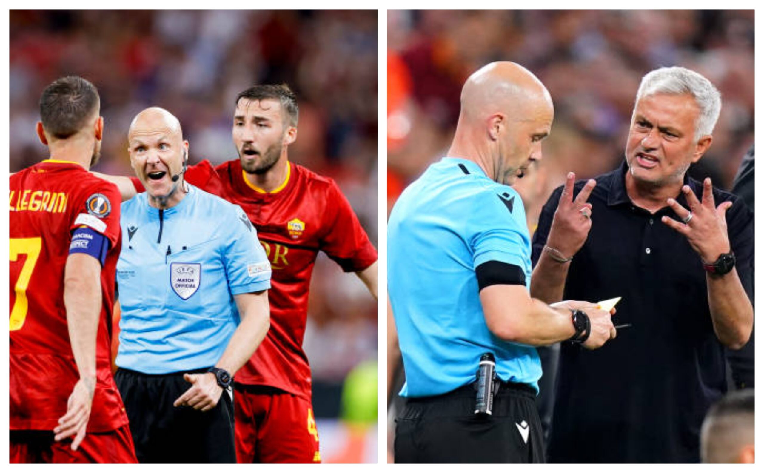 European Soccer Final Ref Anthony Taylor Accosted By Roma Team And Fans ...