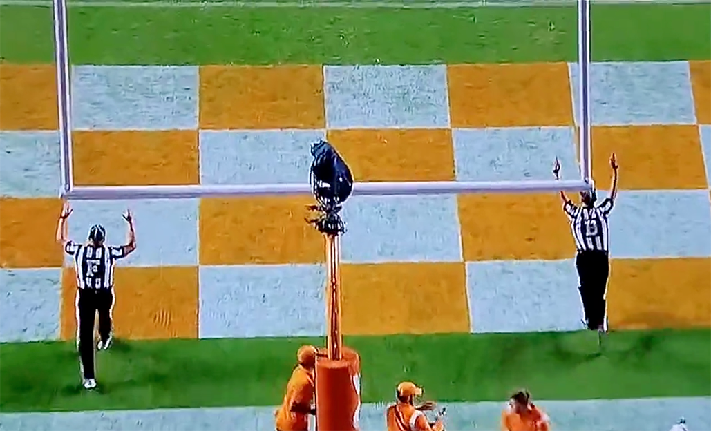 Hilarious Video Shows SEC Refs Run For Their Lives After Tennessee Win ...