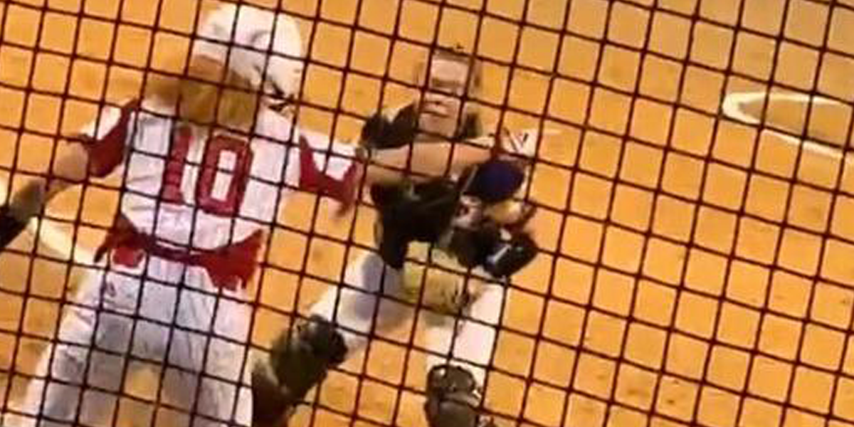 Texas Catcher Fooled By Old Trick As Runner Scores On 'Made You L