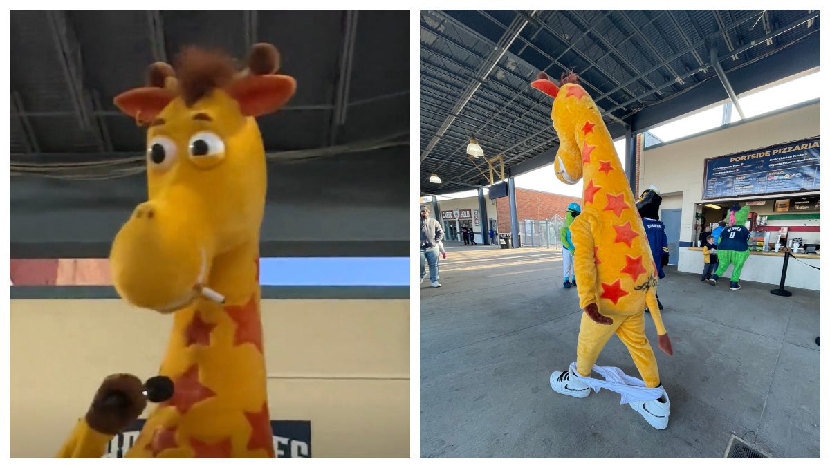 Geoffrey The Giraffe Sad