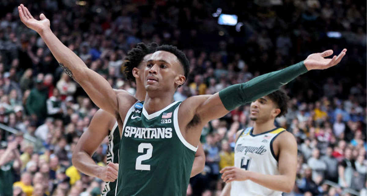 MSU Star Tyson Walker Returns From March Madness To Towed Car | OutKick