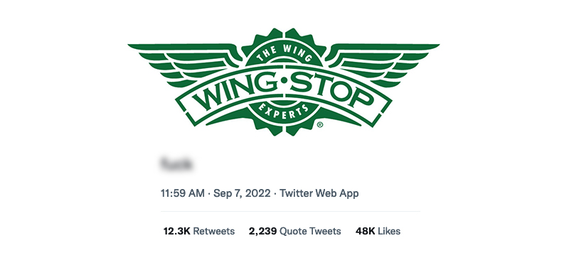 Wingstop Twitter Was Hacked Or Someone is About To Be Fired | OutKick