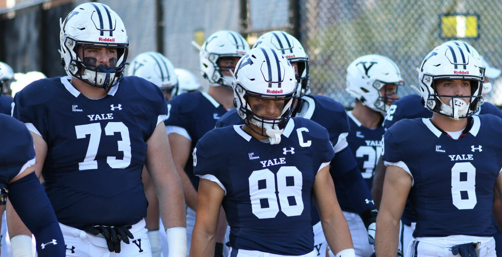 Yale Football Belly Flop Contest Highlighted By Lineman Going Full-Send ...