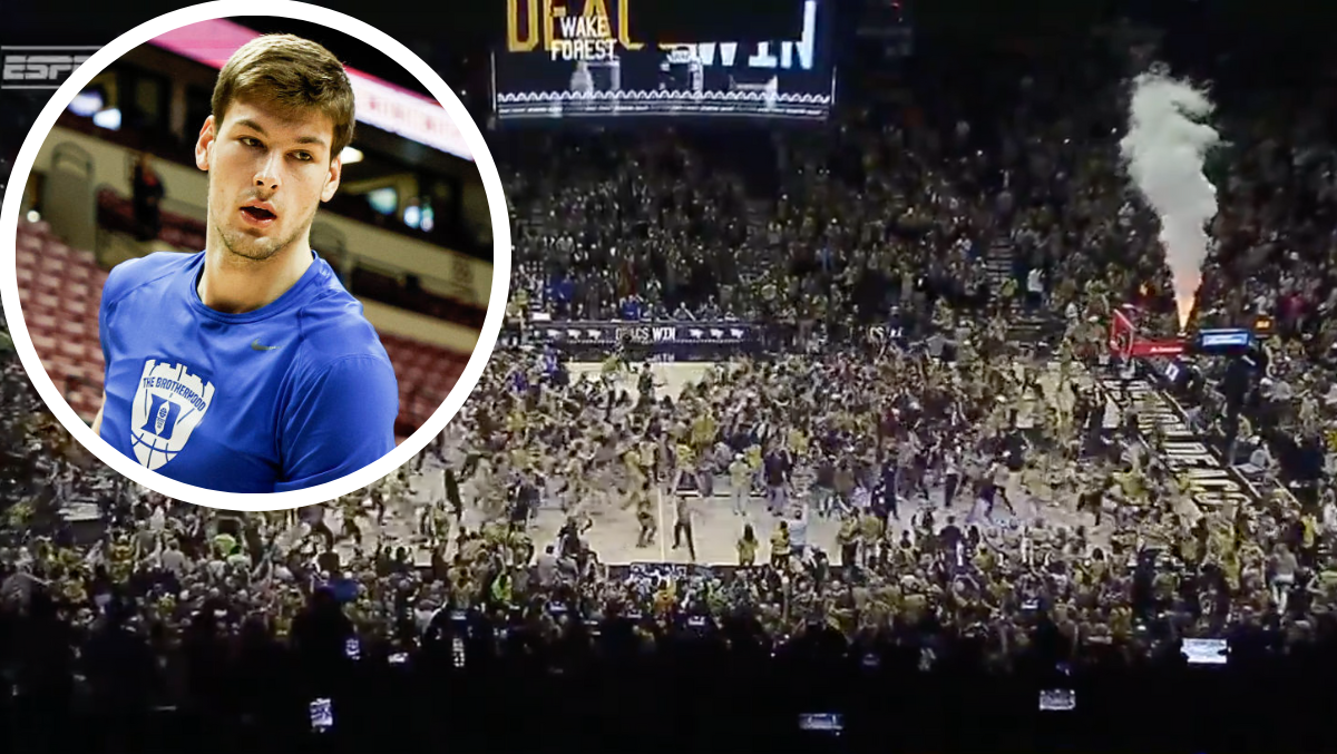 Duke Coach Heated After Kyle Filipowski Injured In Wake Forest Court ...