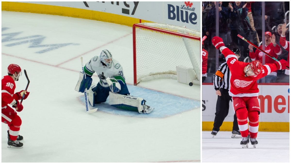 Red Wings Top Canucks Thanks To Rare OT Penalty Shot, Goal-Scorer ...