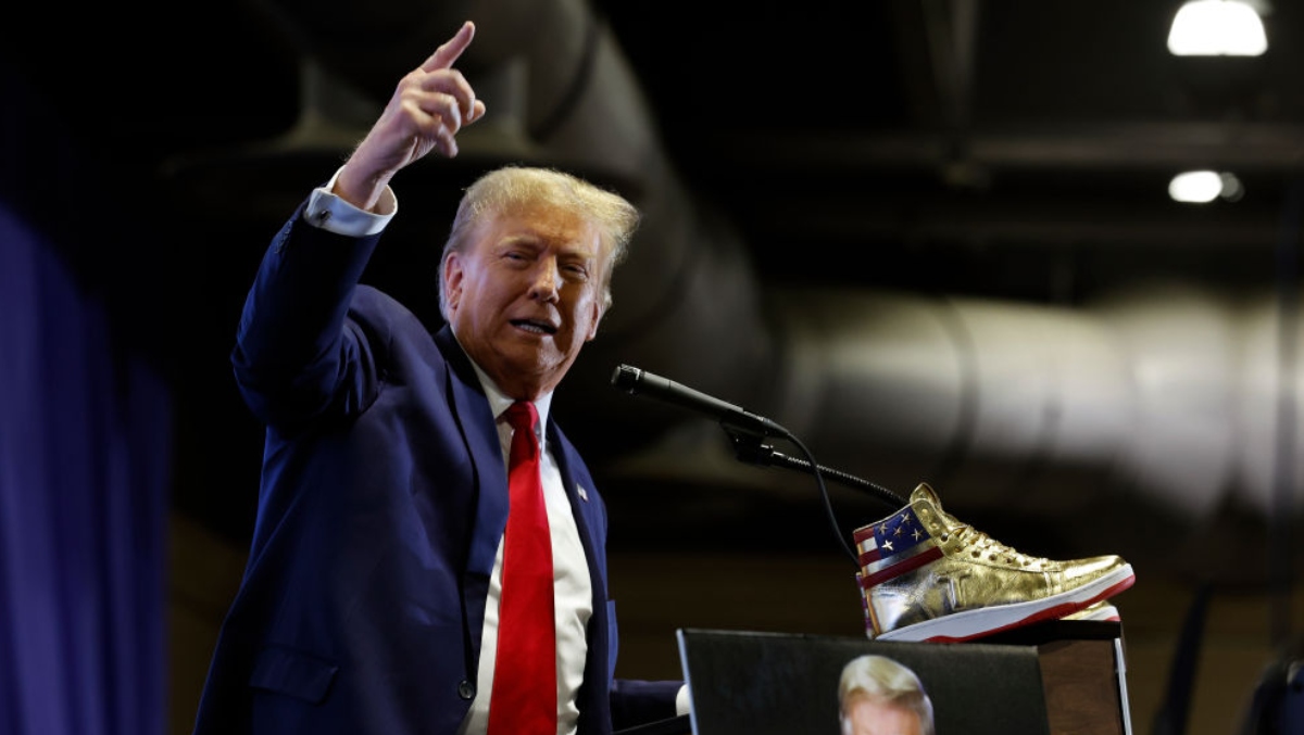 A Pair Of Donald Trump's Sneakers Have Already Re-Sold For $7,500 | OutKick