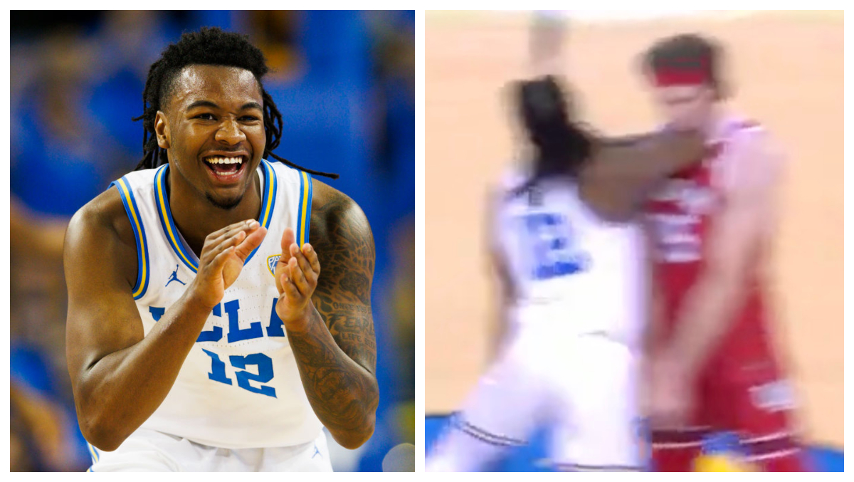 UCLA's Sebastian Mack Ejected For Incredibly Dirty Elbow Against Utah ...