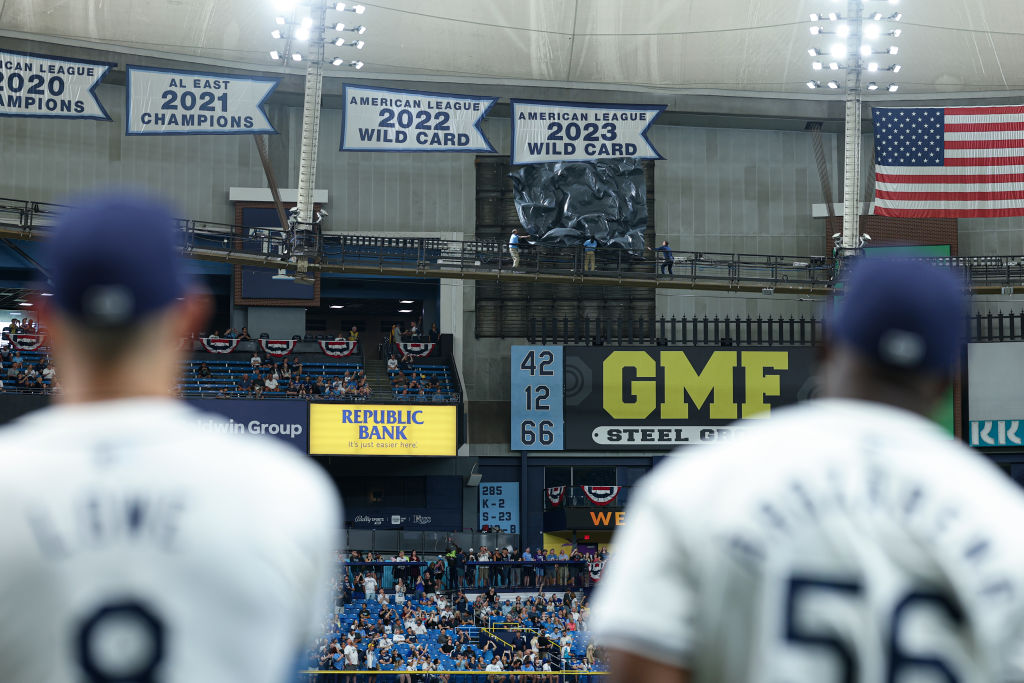 Rays Unfurl Wild Card Banner, Proving They Have Pitiful Standard Of ...