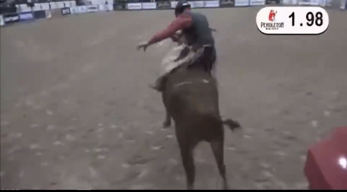 UNLV's Barry Odom Rides Bull Named 'Widowmaker' To Raise Funds, Gets ...