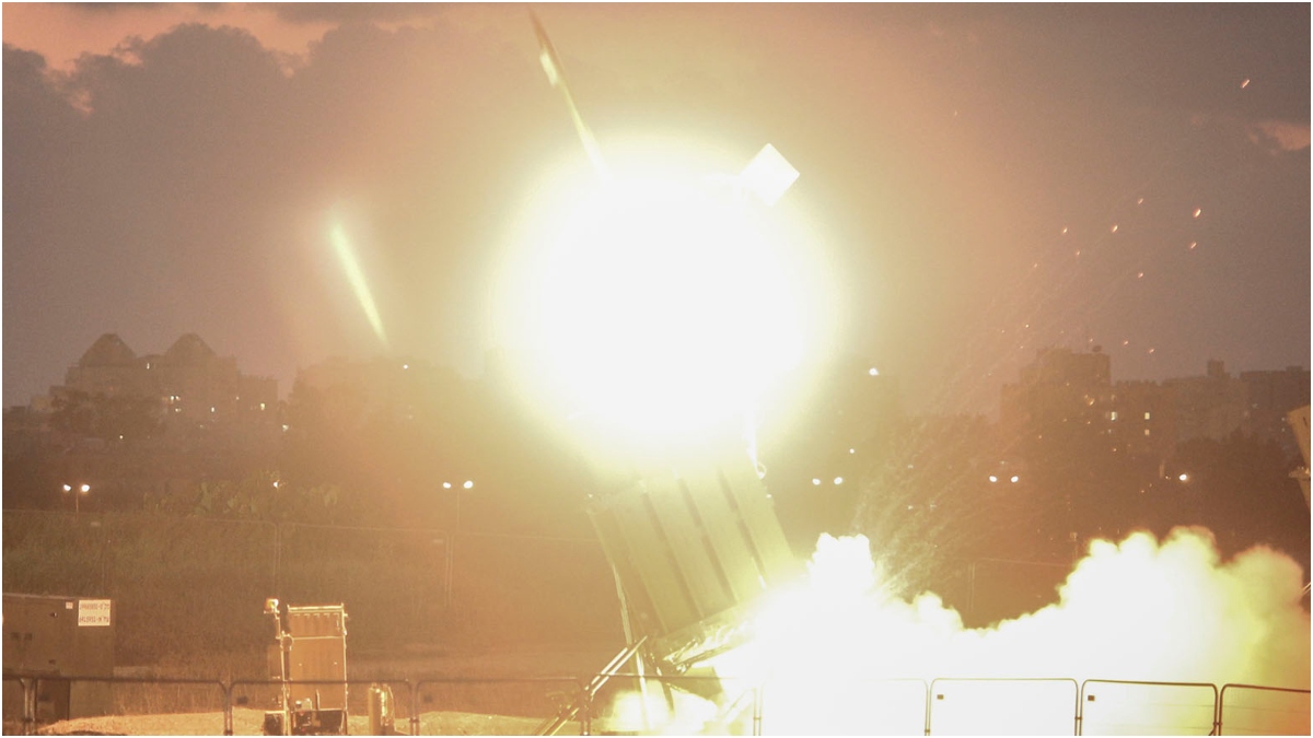 Incredible Videos Shows Iron Done Intercepting Rockets From Lebanon ...