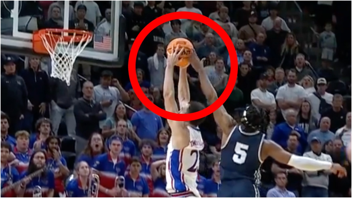 Samford Robbed Against Kansas On Late Foul Call: VIDEO | OutKick