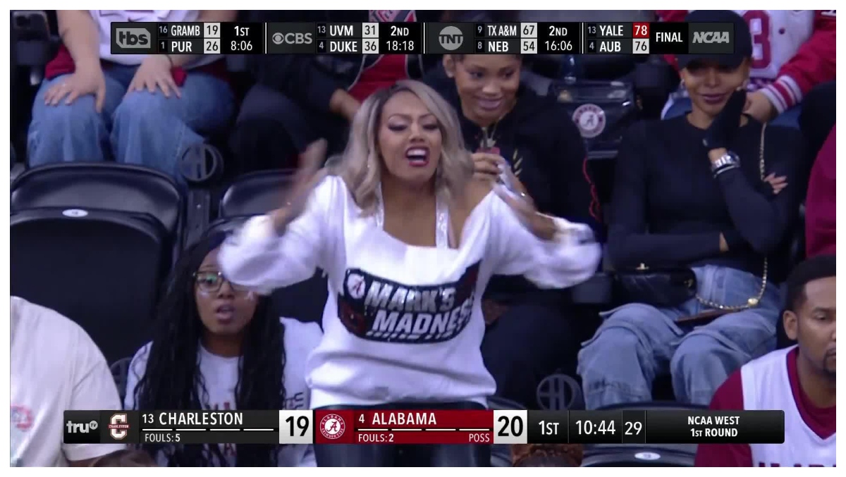 Alabama Mom Was The Real Star Of March Madness' Opening Round | OutKick