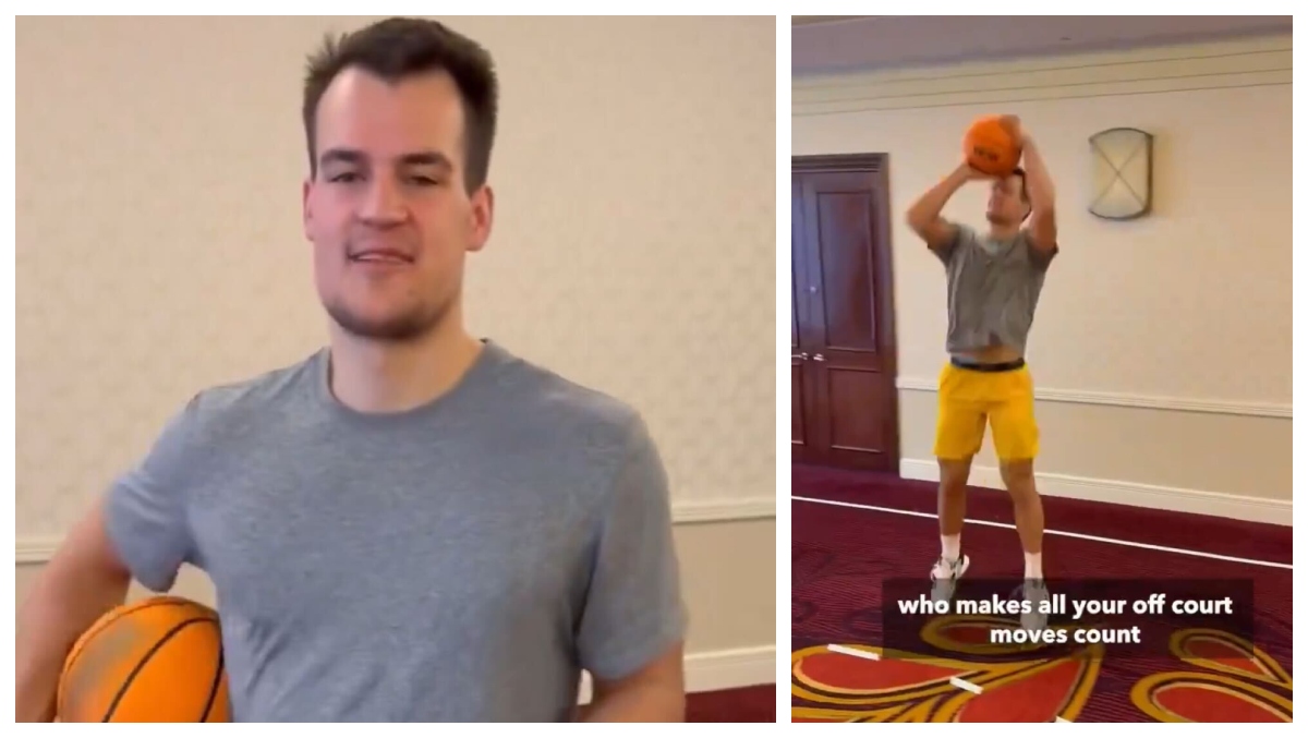 March Madness Star Jack Gohlke Shoots Hilarious NIL Commercial From ...