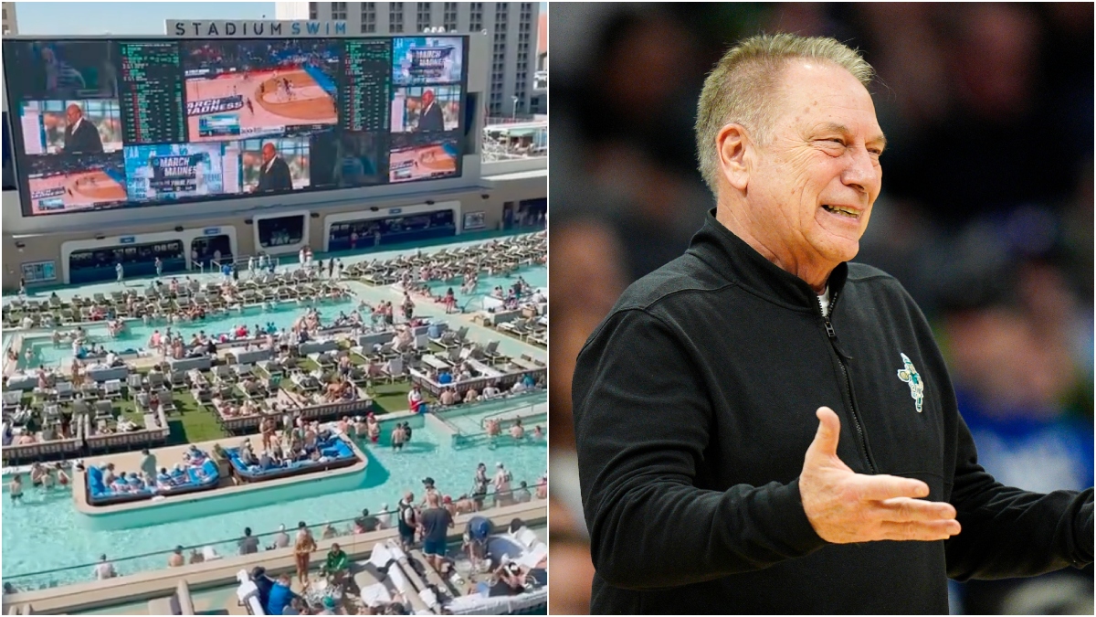 Stadium Swim In Las Vegas Features Incredible March Madness Setup | OutKick