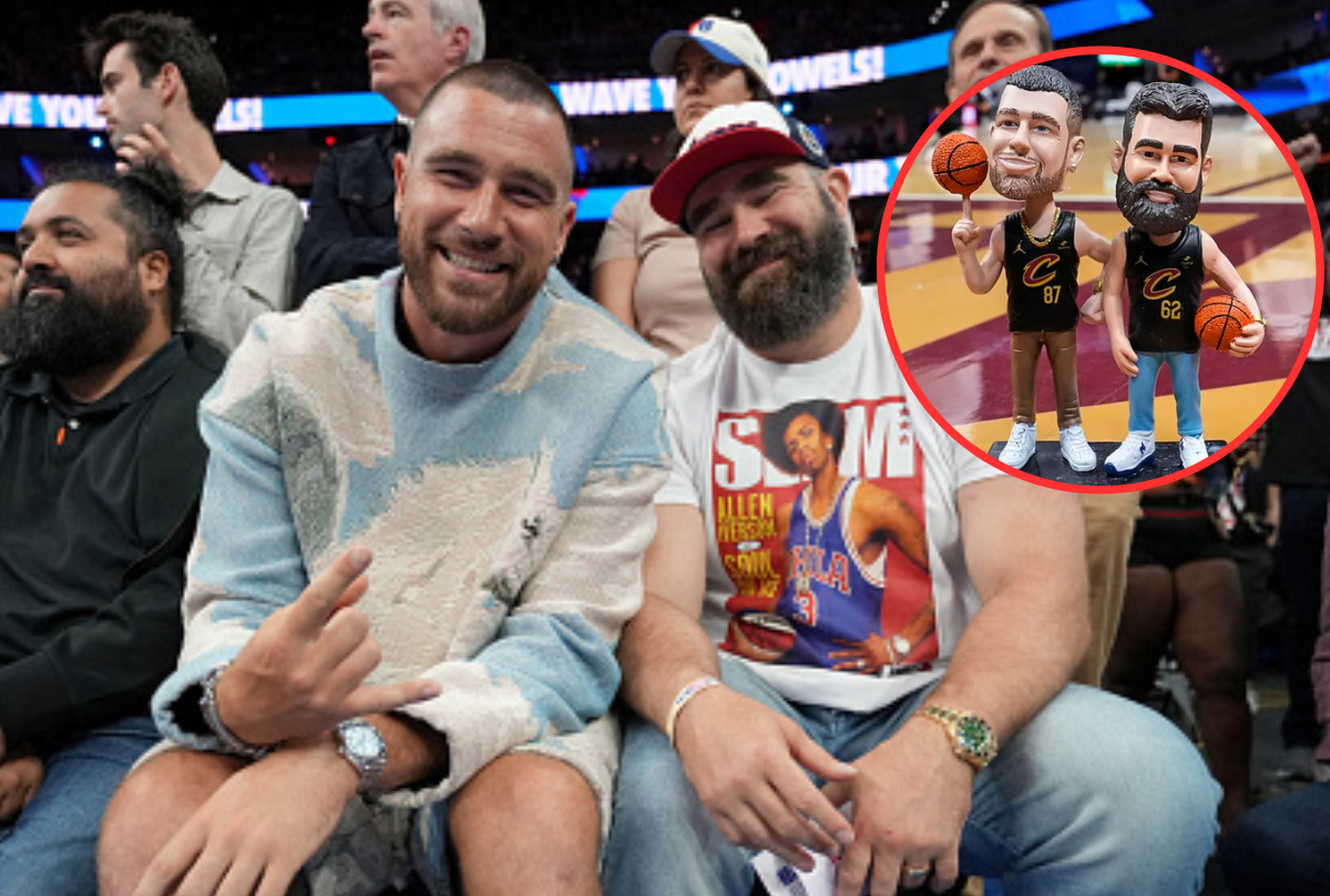 Cleveland Cavaliers Honor Kelce Bros With Bobbleheads; Shaq Breaks ...
