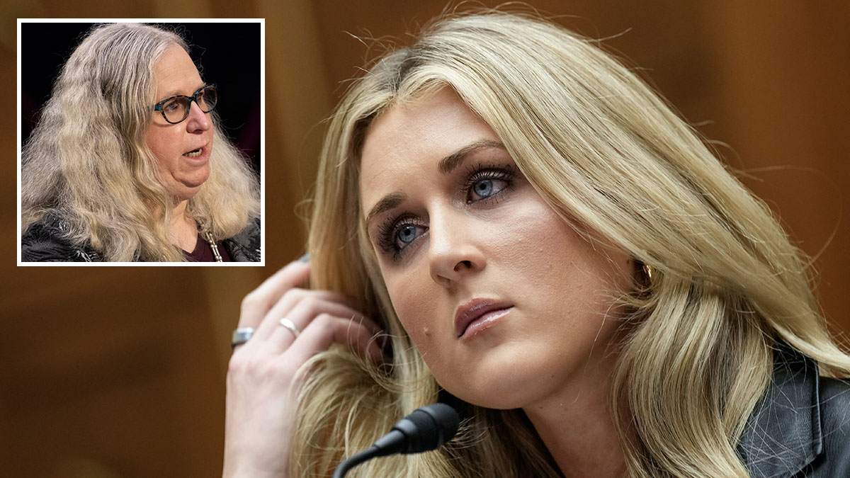 Riley Gaines Says Rachel Levine Is 'Obese,' Discusses LGBT Agenda On ...