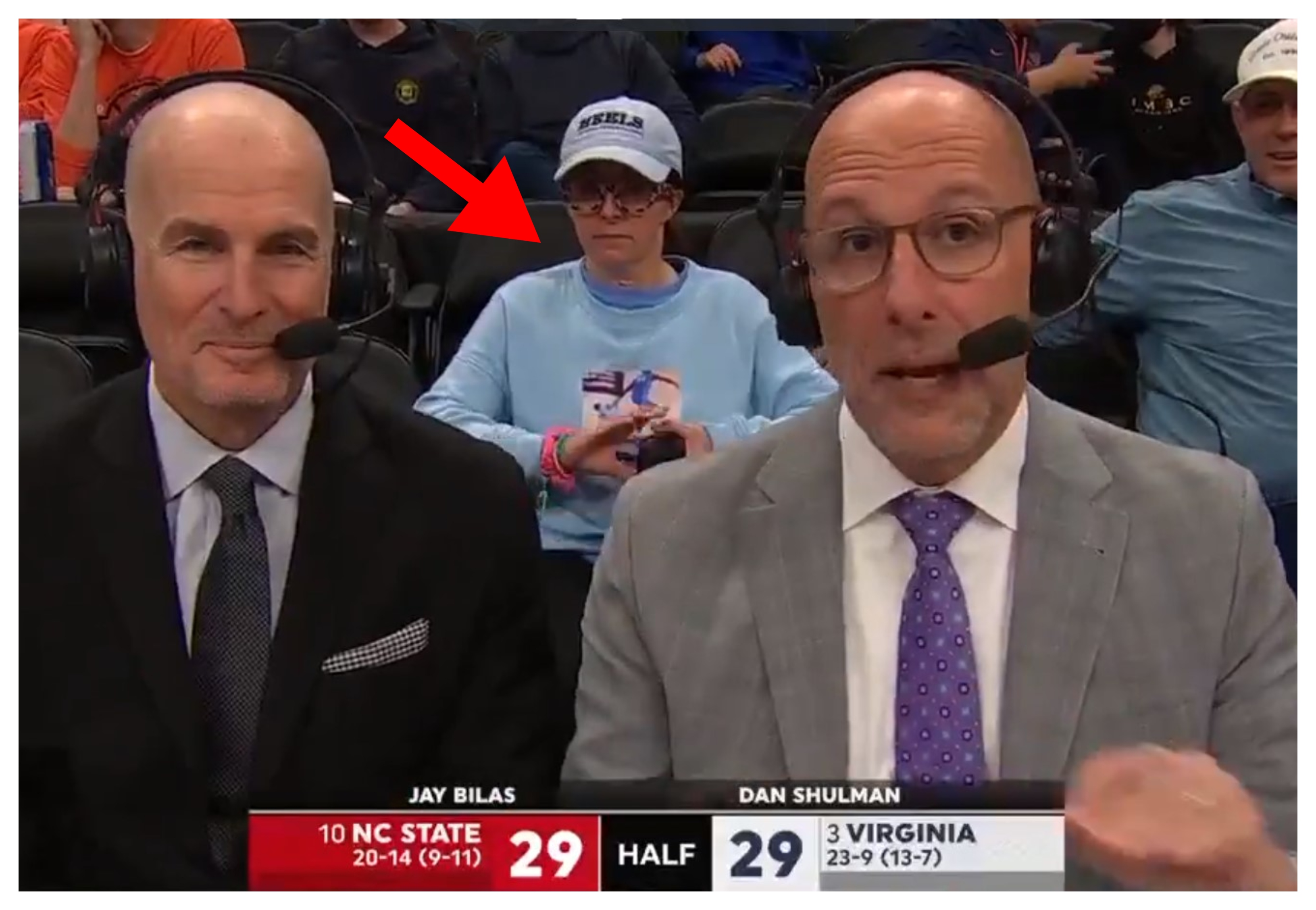 UNC Fan Hilariously Trolls Duke On ESPN Broadcast Of ACC Semifinal ...
