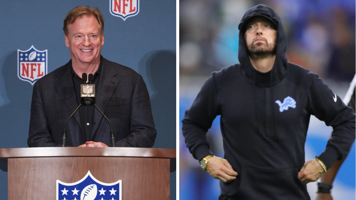 Eminem Teams With Roger Goodell For NFL Draft Promo, Includes 'The D ...