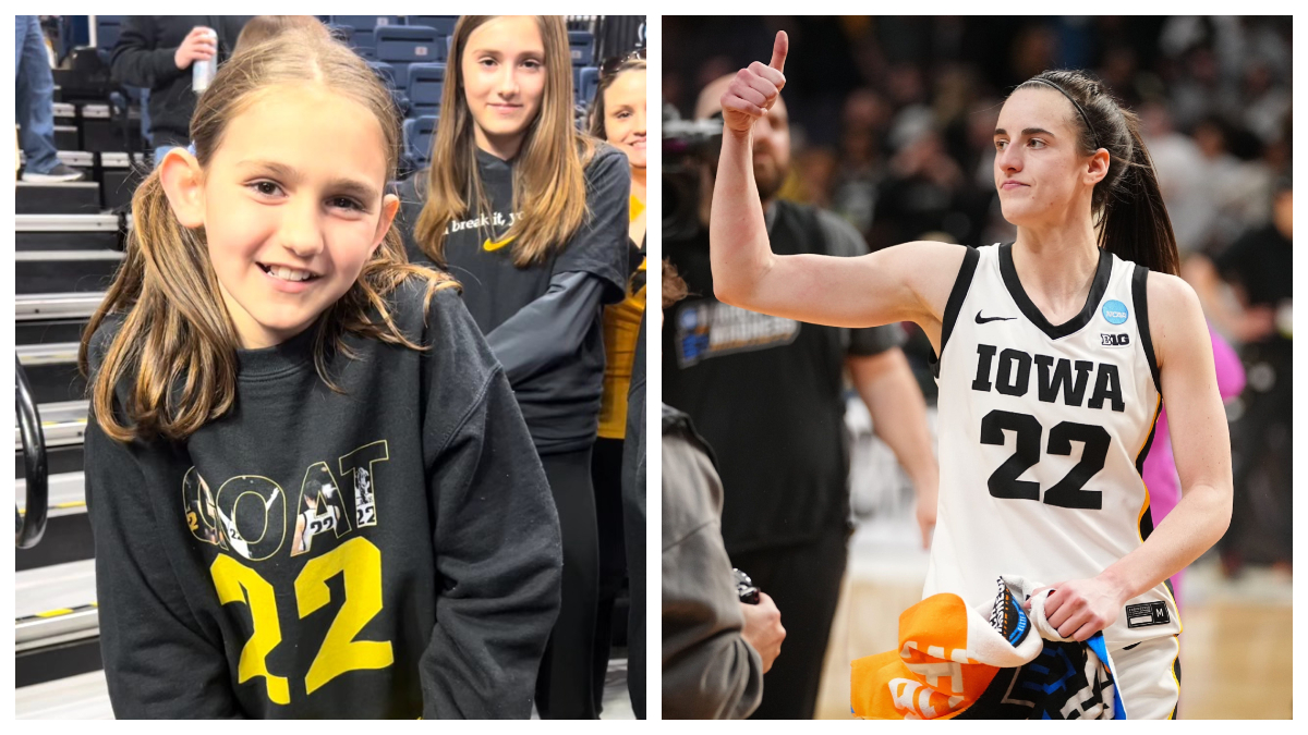 Young Caitlin Clark Fans Revel In Chance To See 'The GOAT' | OutKick