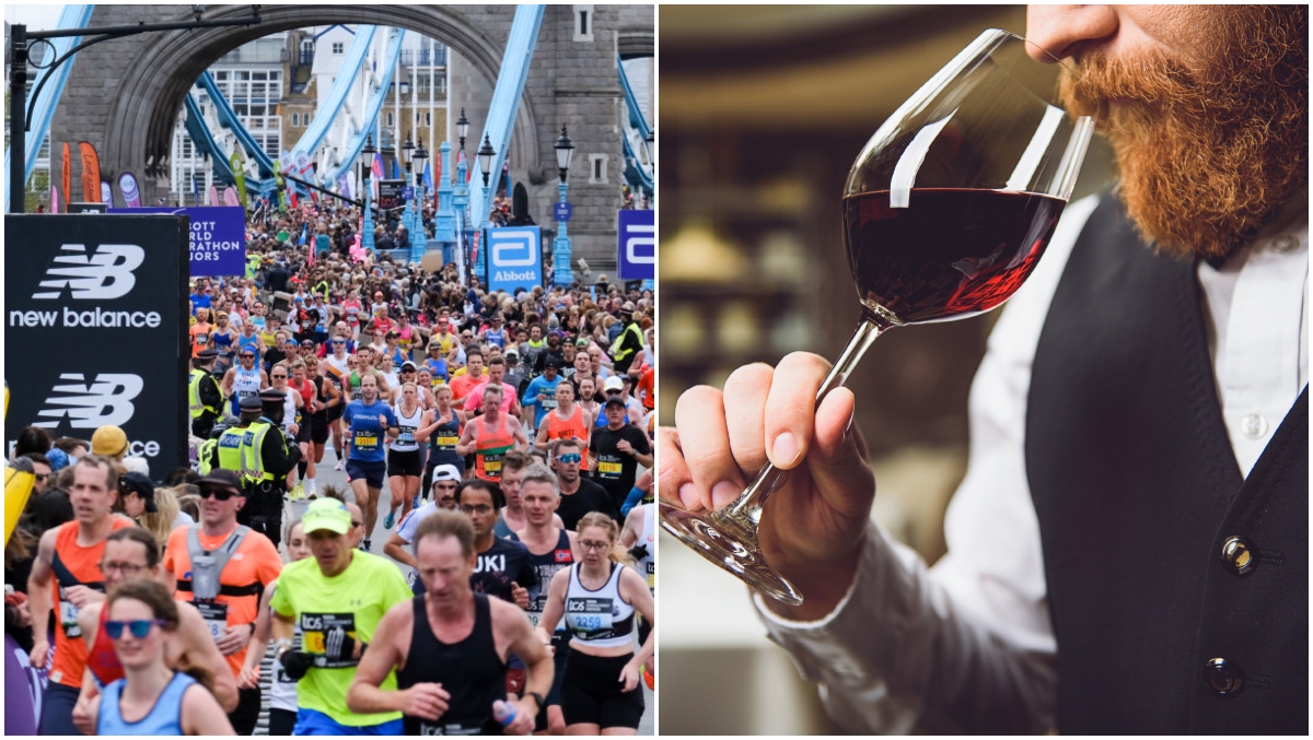 A Guy Runs London Marathon While Tasting Wines For Charity | OutKick