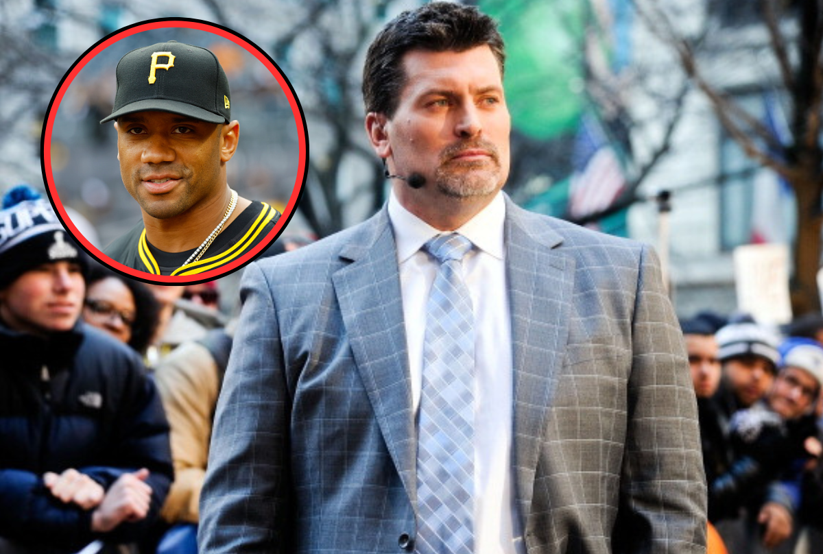 Broncos Champ Mark Schlereth Mocks Russell Wilson's First Pitch ...