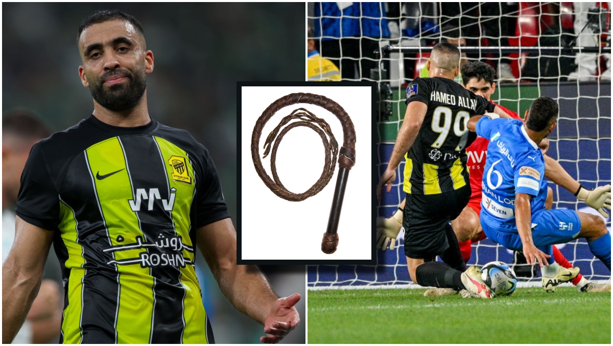 Saudi Soccer Fan Whips A Player From The Stands After Match | OutKick