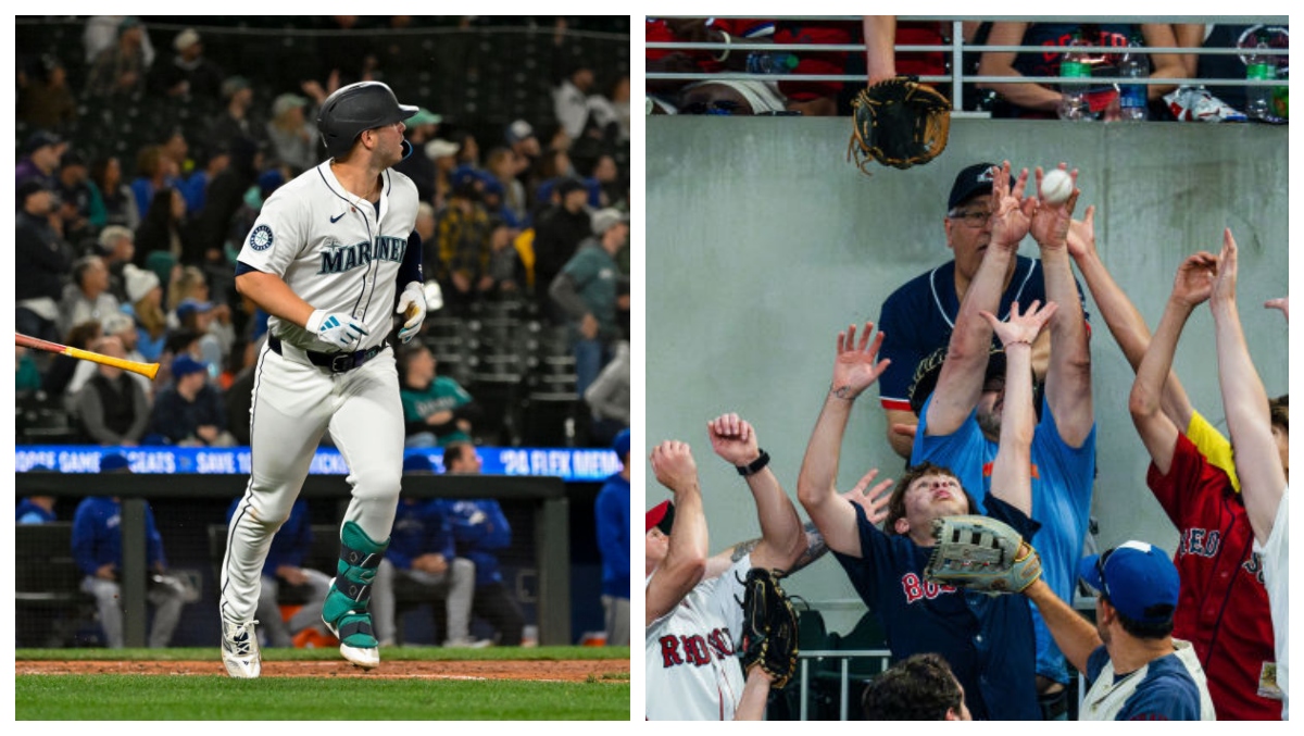 WATCH: Mariners Fan Catches Two Foul Balls During Same Batter | OutKick