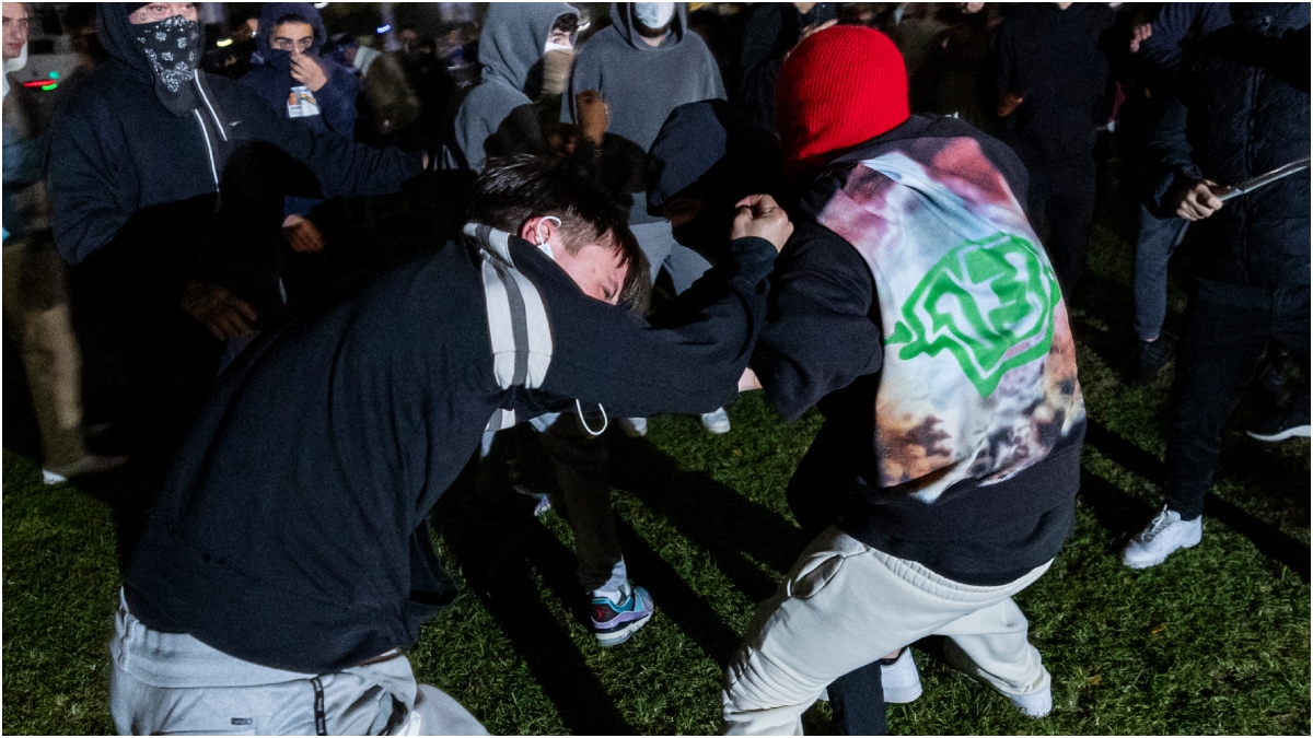 Chaos Erupts At UCLA During Israel/Hamas Protest, Police Storm In: VIDEOS