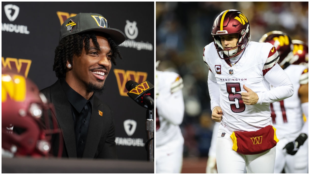 Commanders Punter Got Fleeced In Jersey Number Deal With Jayden Daniels ...