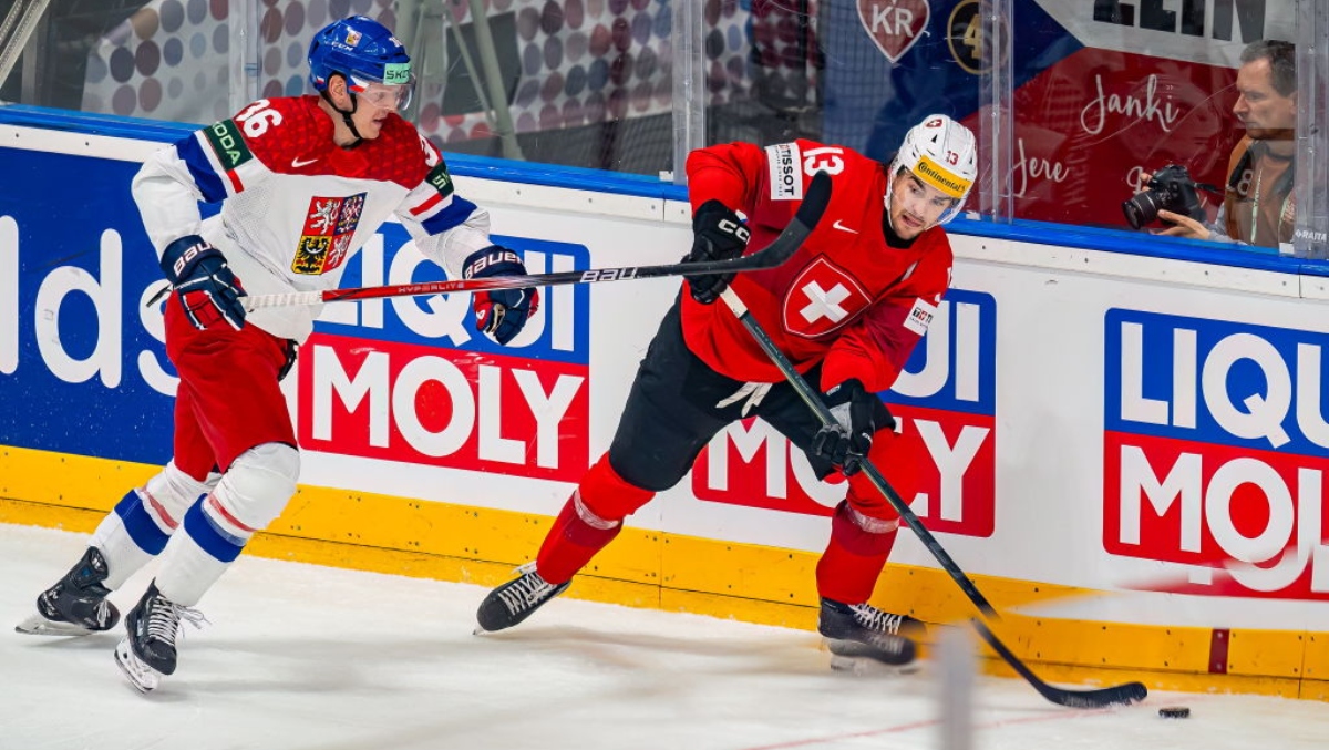 Nico Hischier Swaps Jersey Numbers Mid-Game After Nasty Cut At IIHF ...