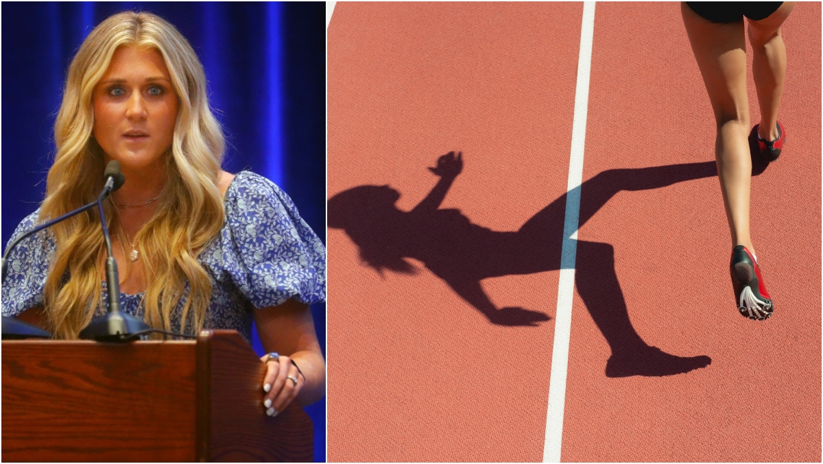Riley Gaines Calls Out Trans Runner Who Won Women's Conference ...