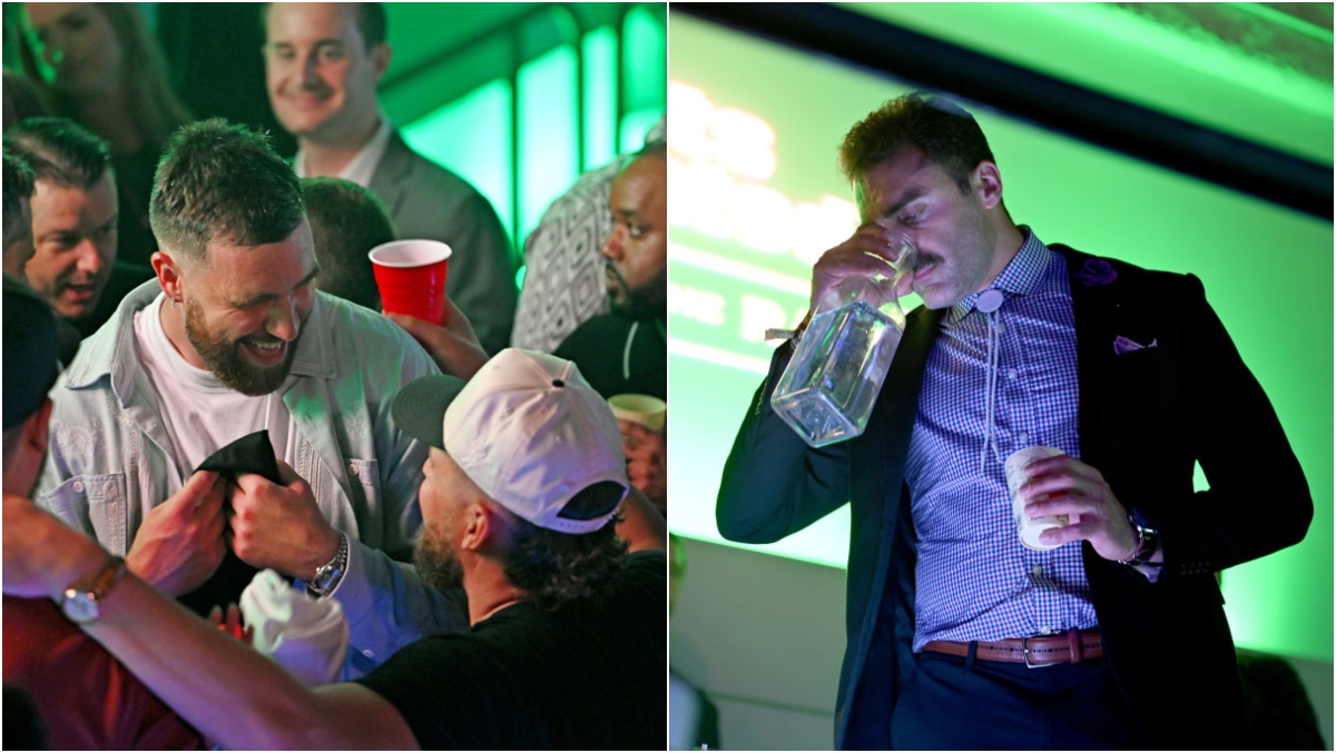 Travis Kelce, Aaron Rodgers Hit Up A-List Party As Stars Descend On The ...