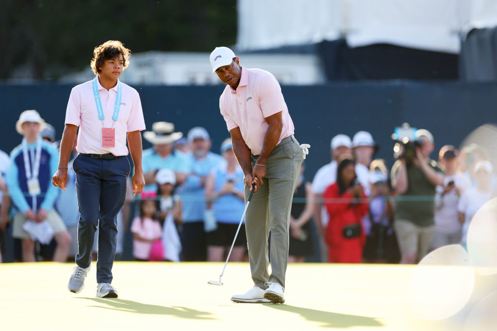 Tiger Woods Is Leaning On His Son, Charlie, For Putting Tips At The U.S ...