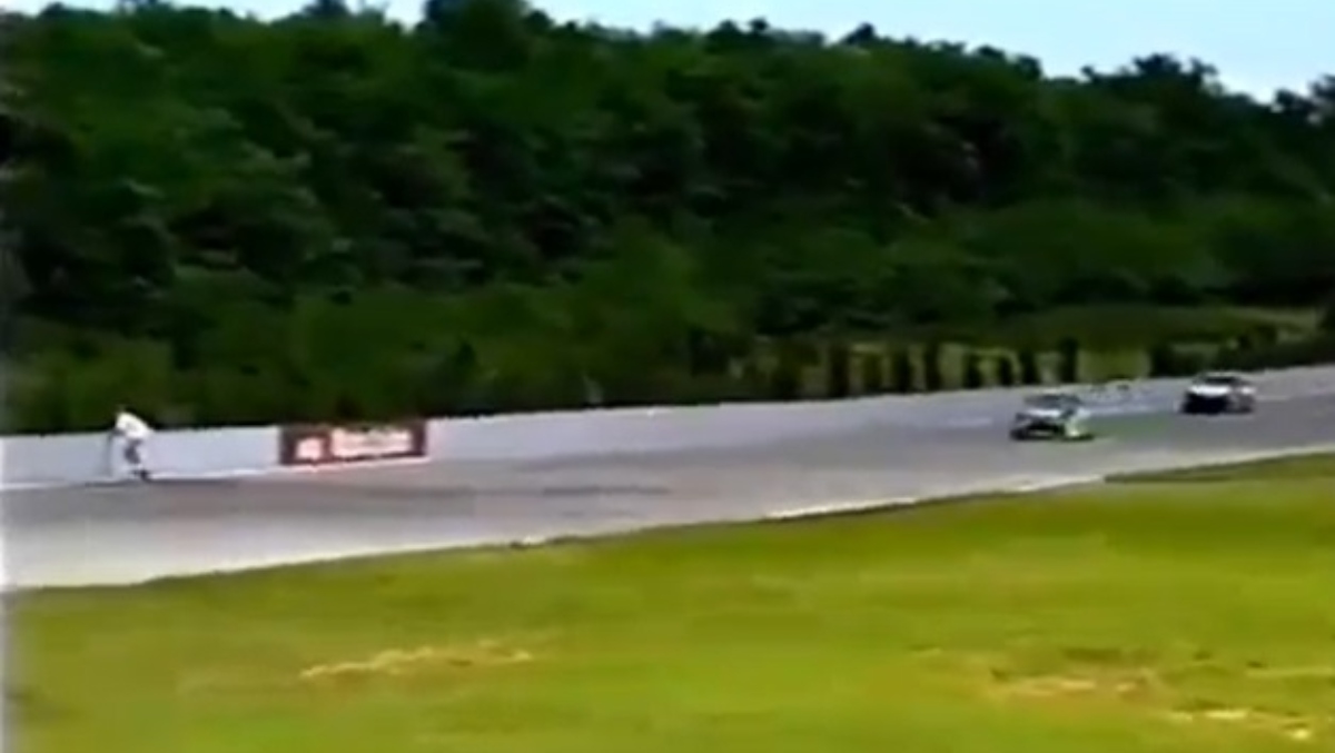 31 Years Ago Today, A Drunk NASCAR Fan Ran Across Pocono Raceway And ...