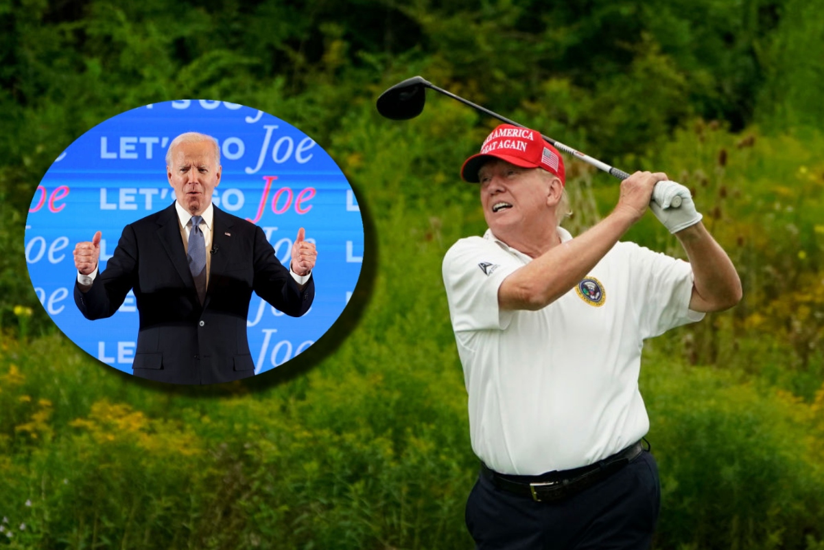 Trump, Biden Go Back And Forth About Golf Handicaps Before Biden Loses ...
