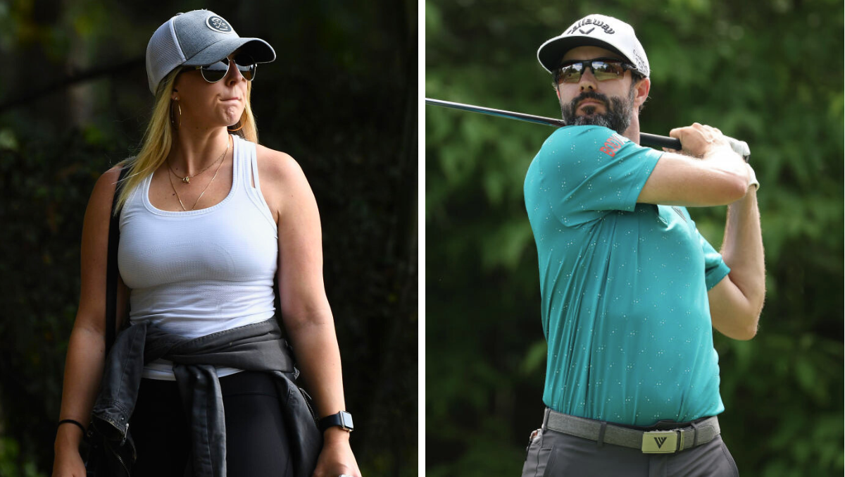 Jessica Hadwin Would Rather Sleep Than Watch Husband Adam Play Golf ...