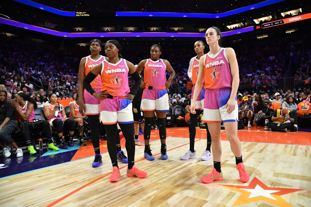 WNBA All-Stars Stun US National Team: Clark And Reese Have Strong ...