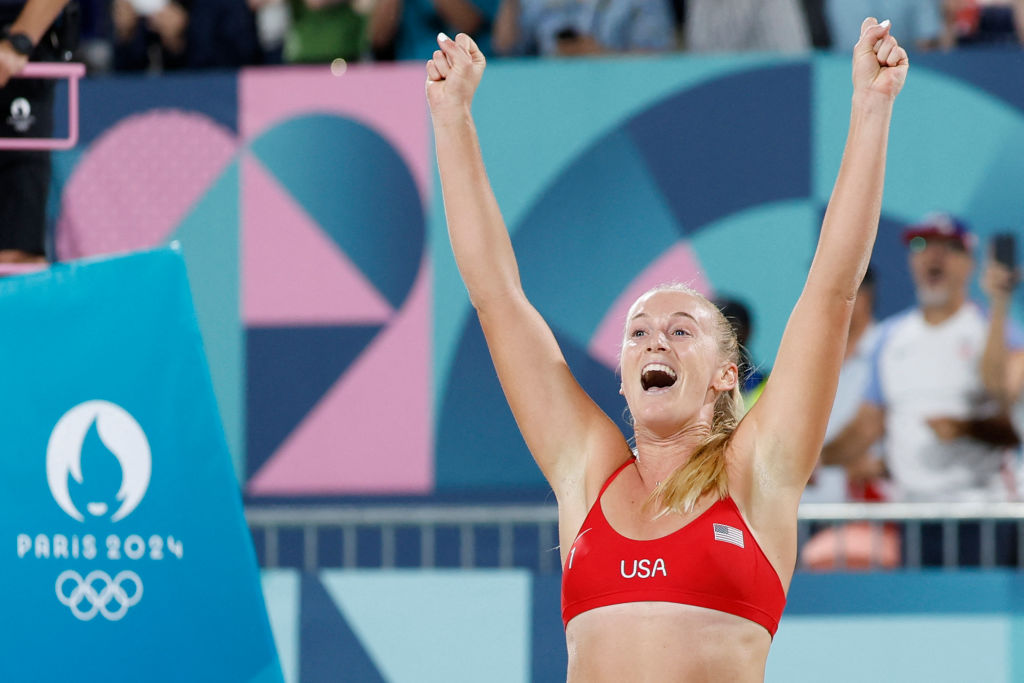U.S. Beach Volleyball Player Sara Hughes Becomes A Star | OutKick