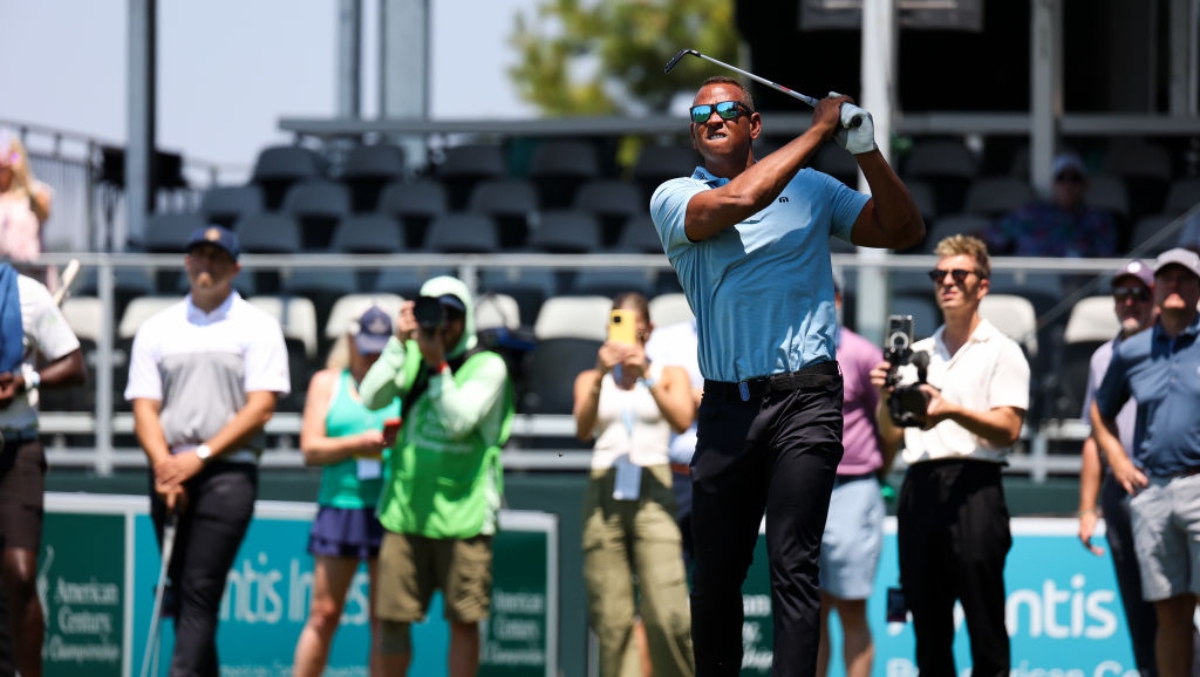 A-Rod Nearly Decapitates Himself With His Own Golf Shot | OutKick