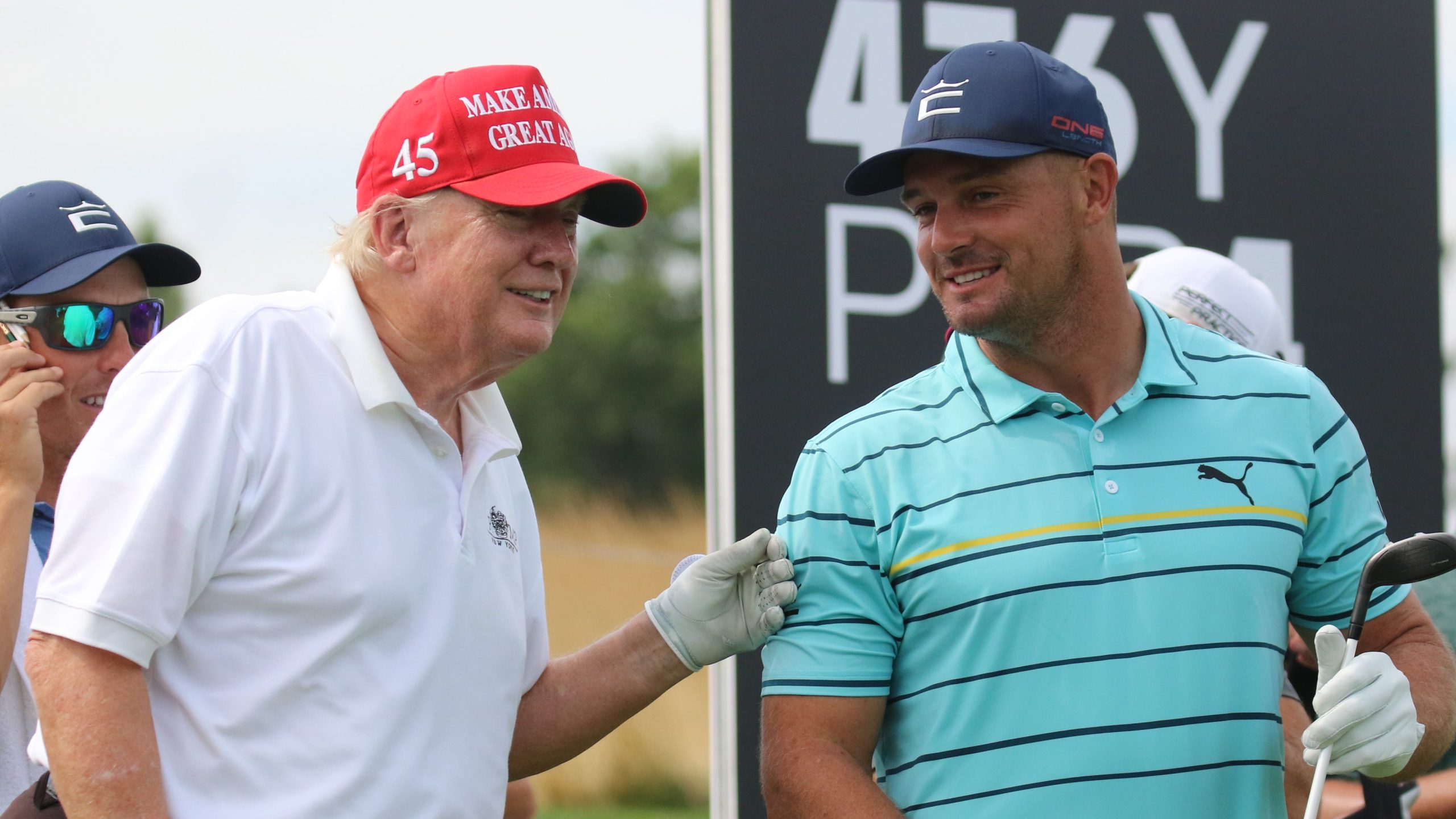 Donald Trump, Bryson DeChambeau Shoot 50 In Highly Entertaining Golf ...