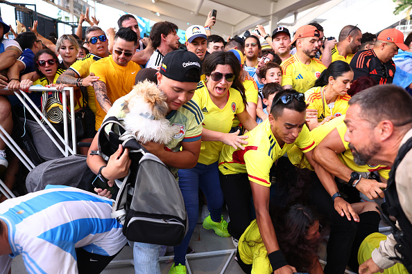 Copa America Fans Rush Hard Rock Stadium Security, Causing Mayhem Ahead ...