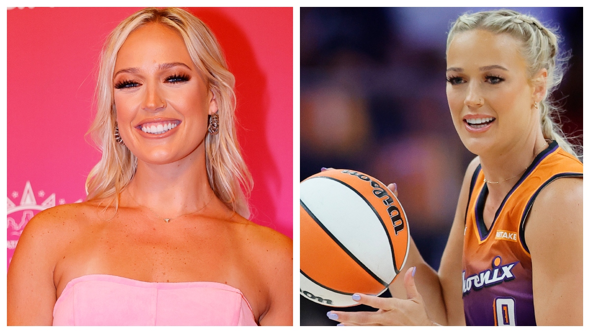 WNBA's Sophie Cunningham Chugged Her Drink Courtside At The All-Star ...